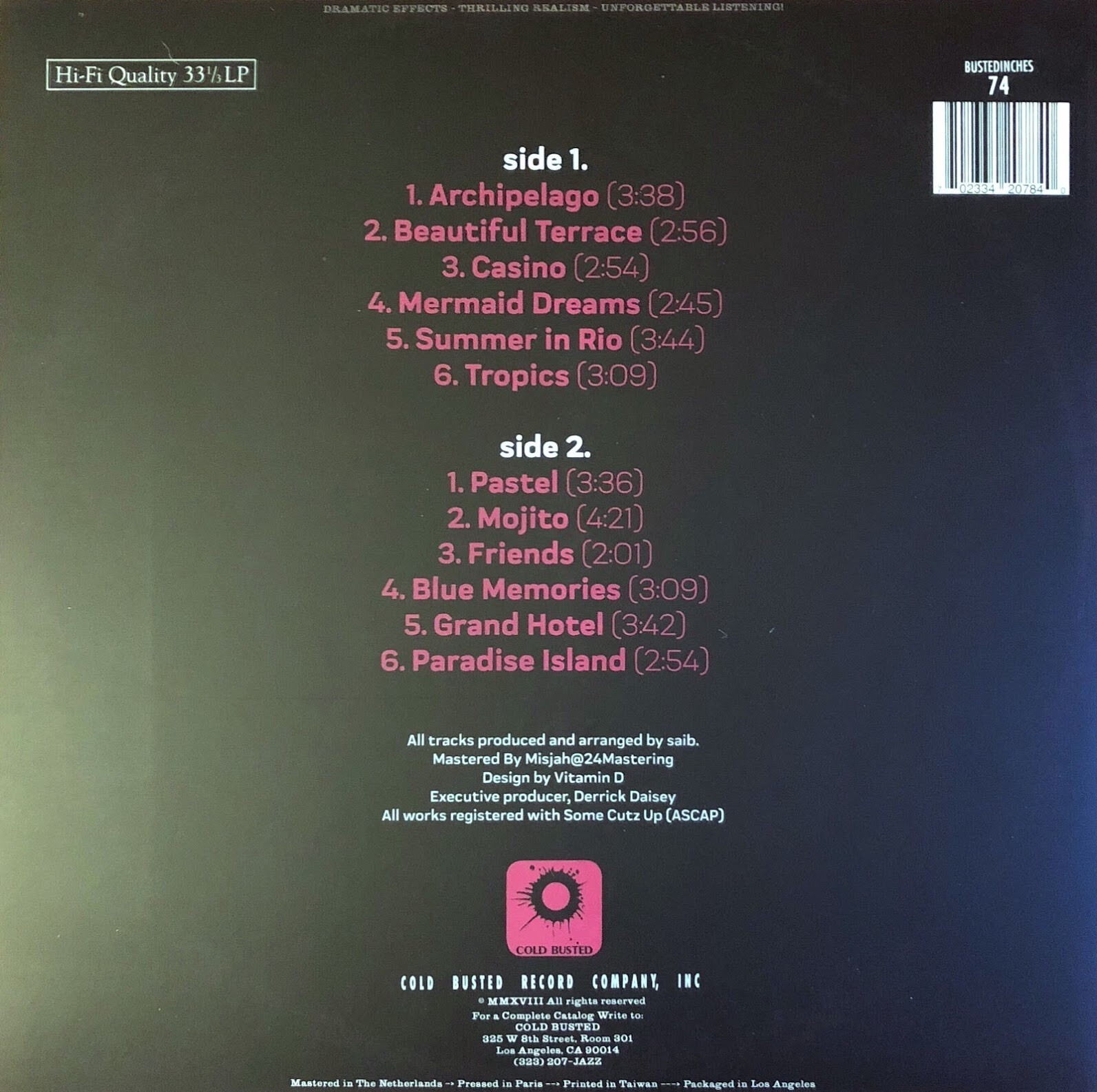 saib. – Sailing (Cold Busted) – Vinyl 41 … #uffjedreht