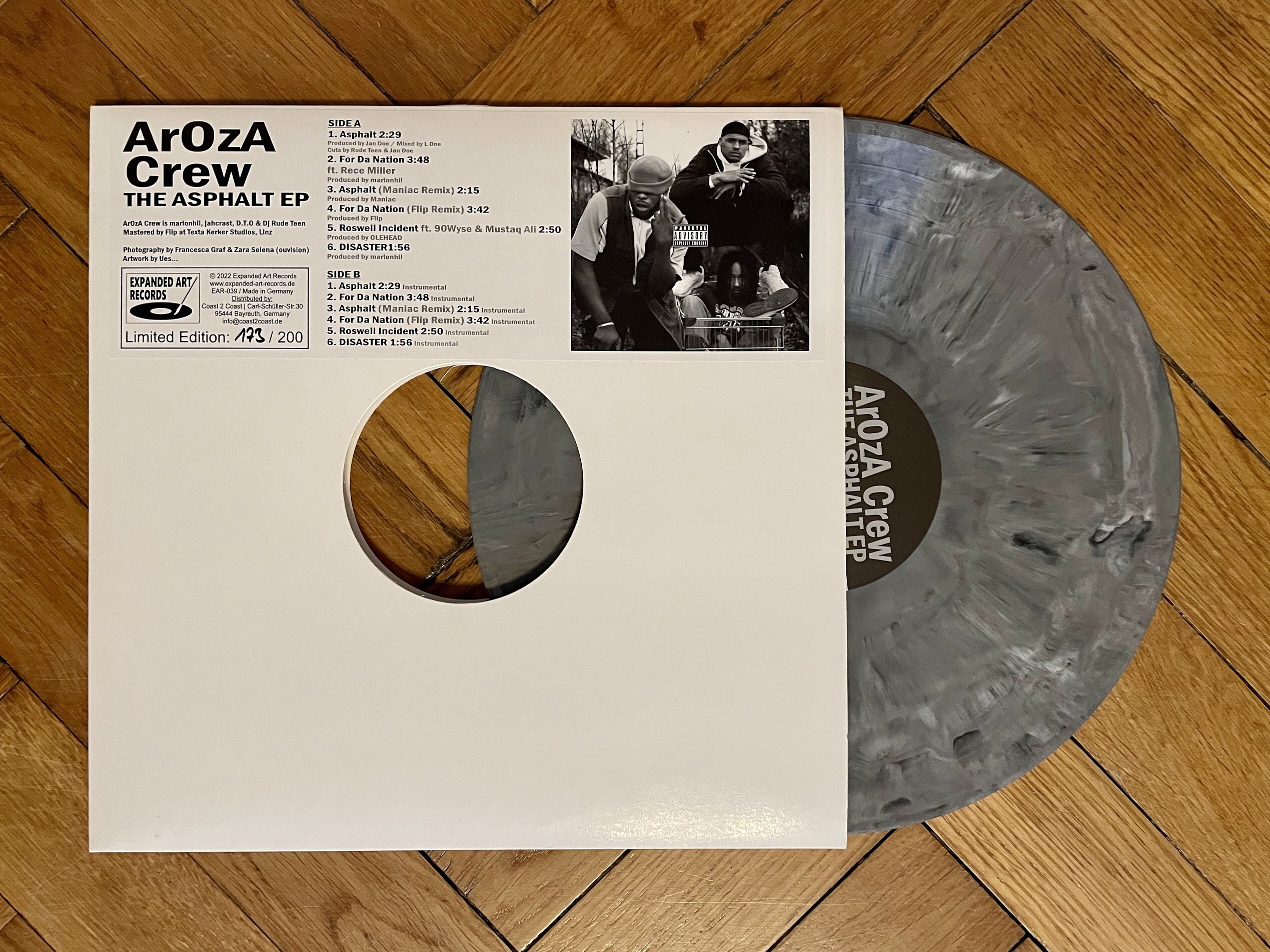 ArOzA Crew – The Asphalt EP – Vinyl 41 … #uffjedreht